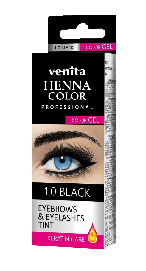 Henna en gel Negro para cejas y pestañas 15g, Venita. – Tri-Beauty
